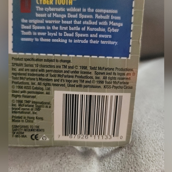 Mc Farlane | Toys | Nib Mcfarlane Manga Spawn Cyber Tooth Ultra Action ...